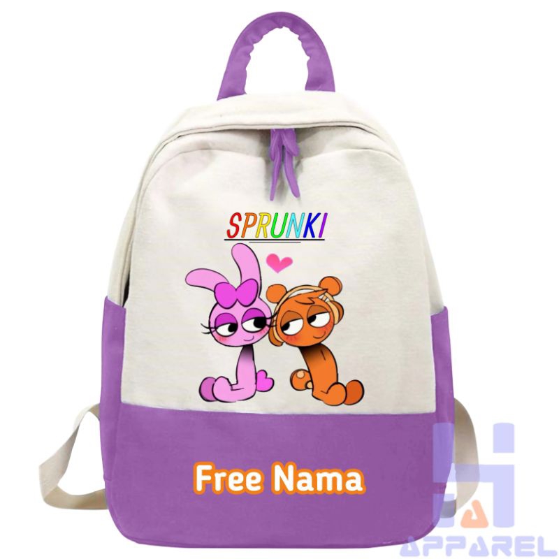 Incredibox SPRUNKI CHILDREN'S BACKPACK FREE NAME | Shopee Malaysia