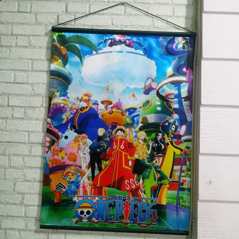 Jumbo Poster One Piece egghead Luffy manga anime [nori.little] | Shopee ...