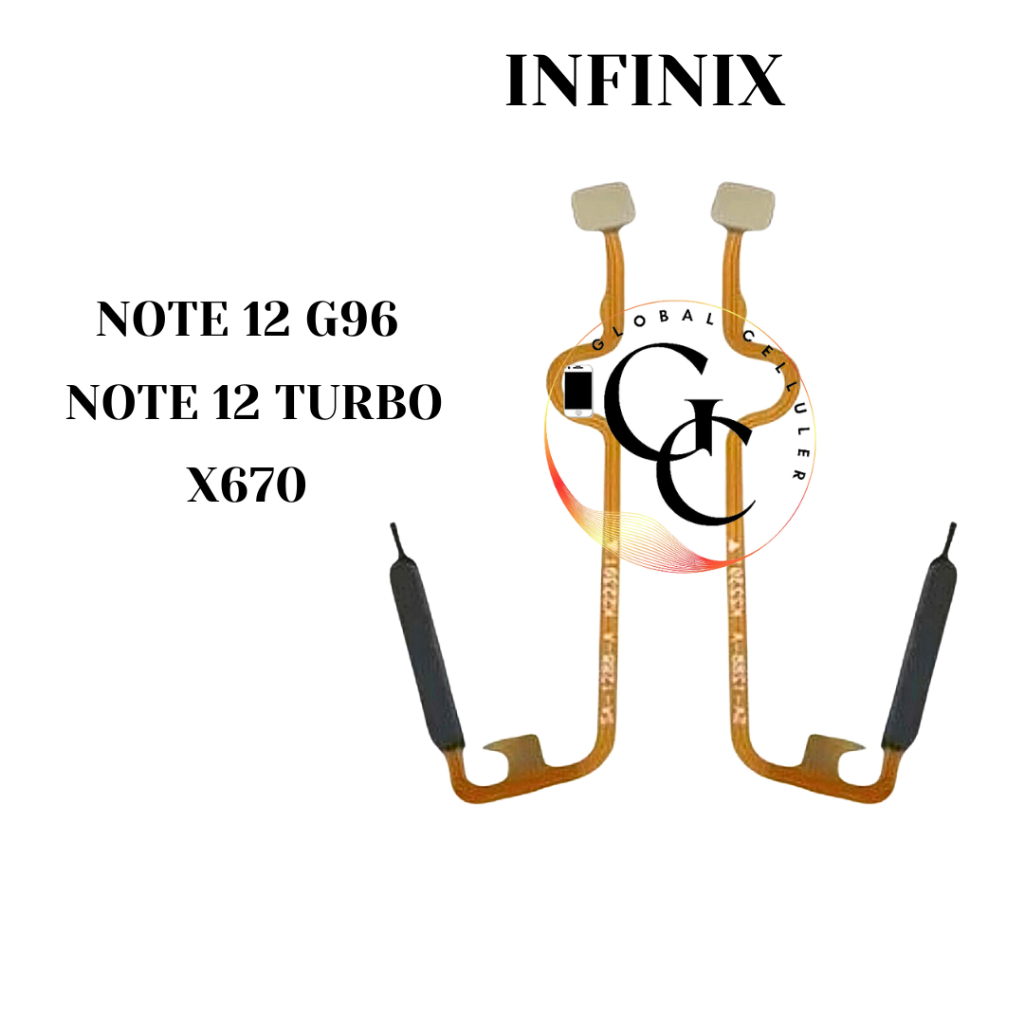 Flexible On Off Finger Infinix Note 12 G96 Note 12 Turbo X670 ...