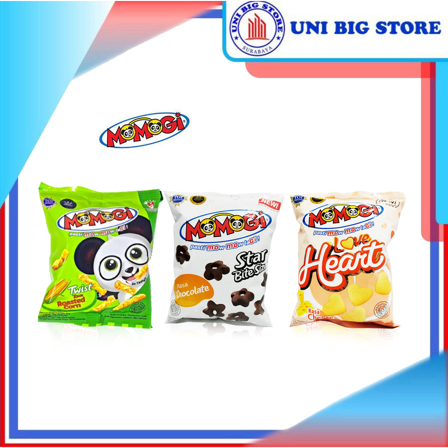 Momogi Twist Corn Love Heart Cheese Star Chocolate Chocolate 20 gr ...