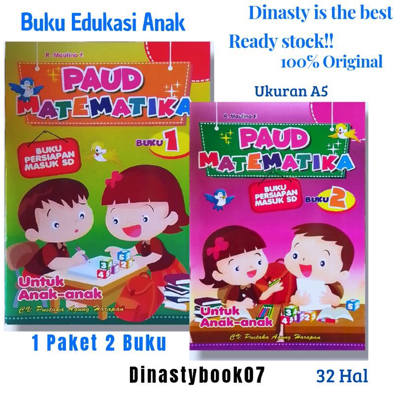Mathematics PRESCHOOL CHILDREN'S LEARNING BOOK VOLUMES 1 & 2 PAUD_ONE ...