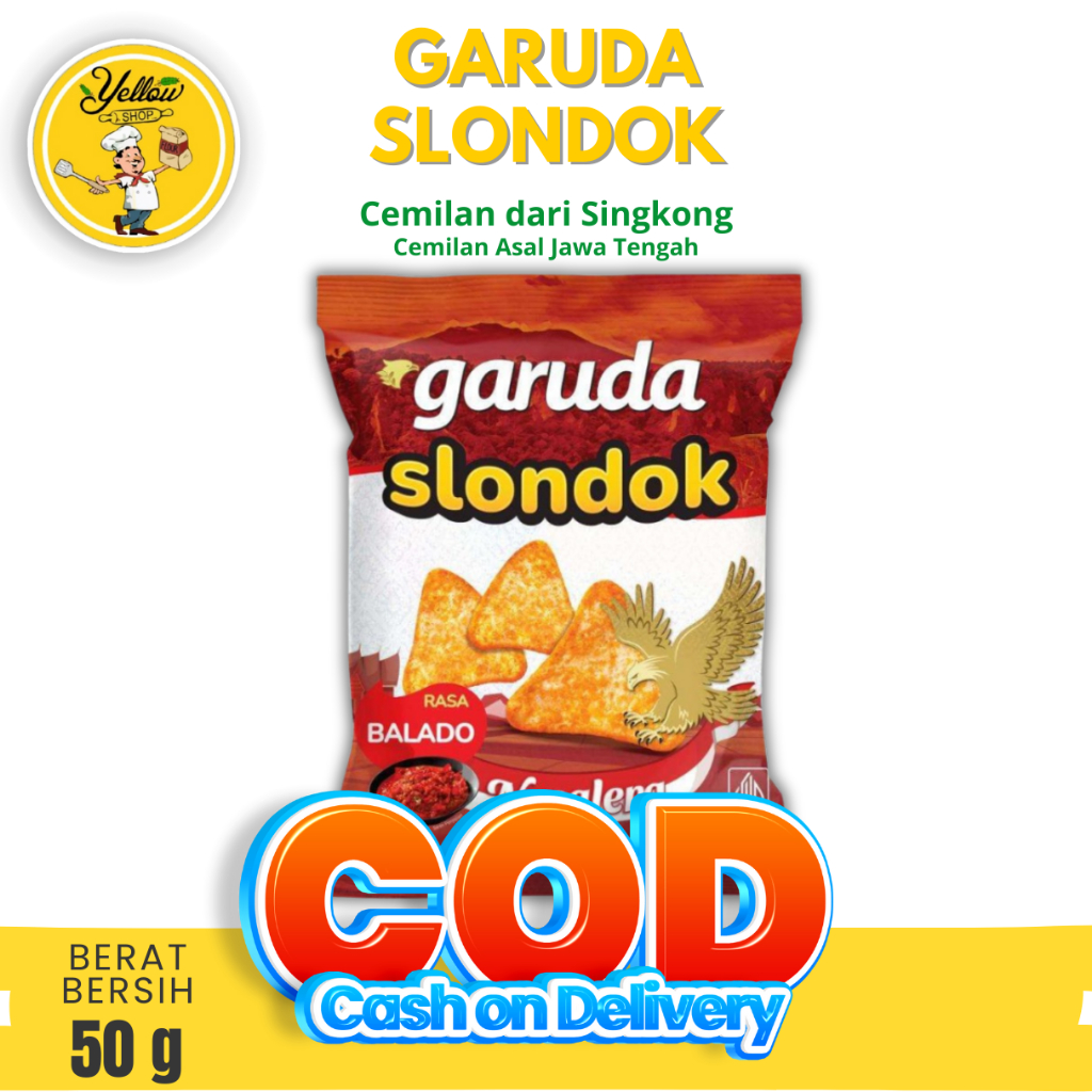 Snacks SLONDOK FROM CASSAVA / GARUDA SLONDOK 50GR | Shopee Malaysia