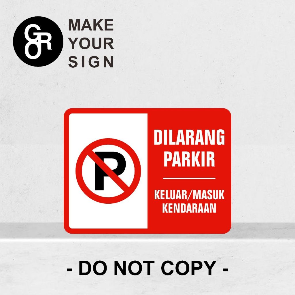 Aluminum/Plang/Cross License Plate Sign Prohibited from Parking and ...
