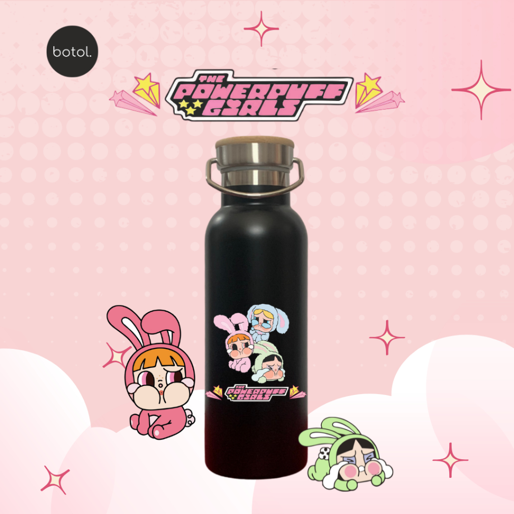 Tumbler MILKO THE POWERPUFF GIRLS / LATEST VIRAL / 500 ml / DRINKING ...