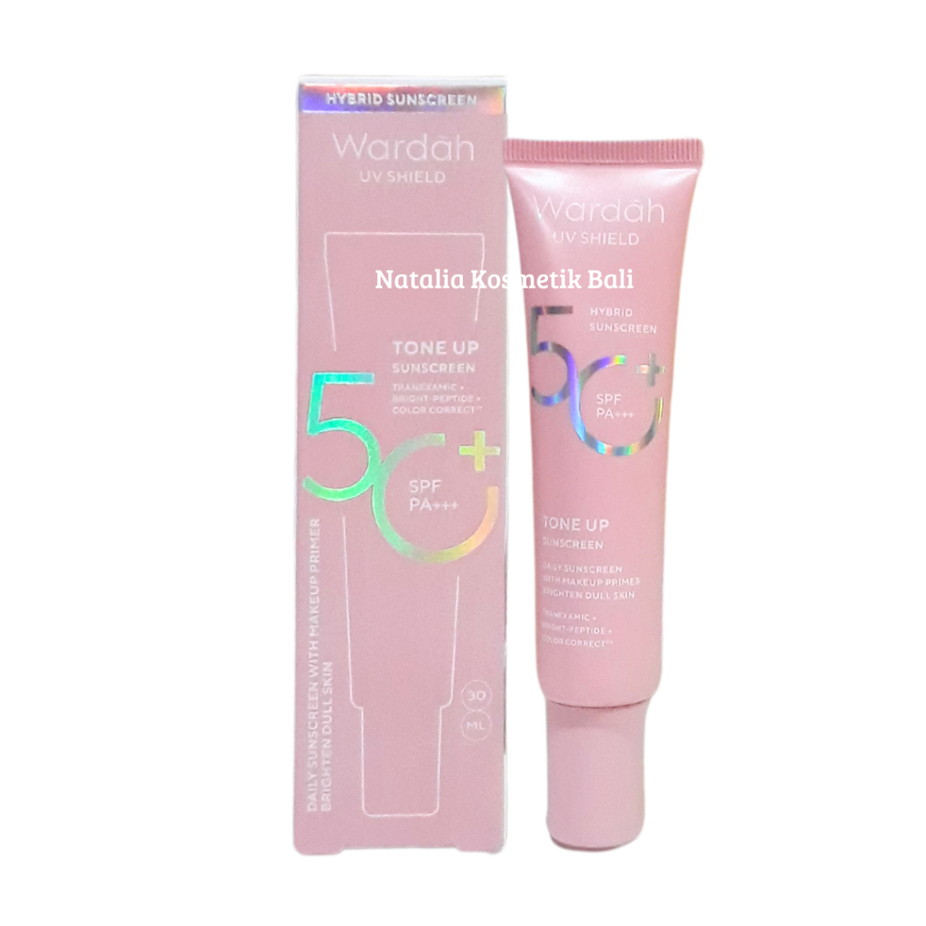 WARDAH Uv Shield Tone Up Sunscreen SPF 50+ PA+++ - 30ML - With Makeup ...