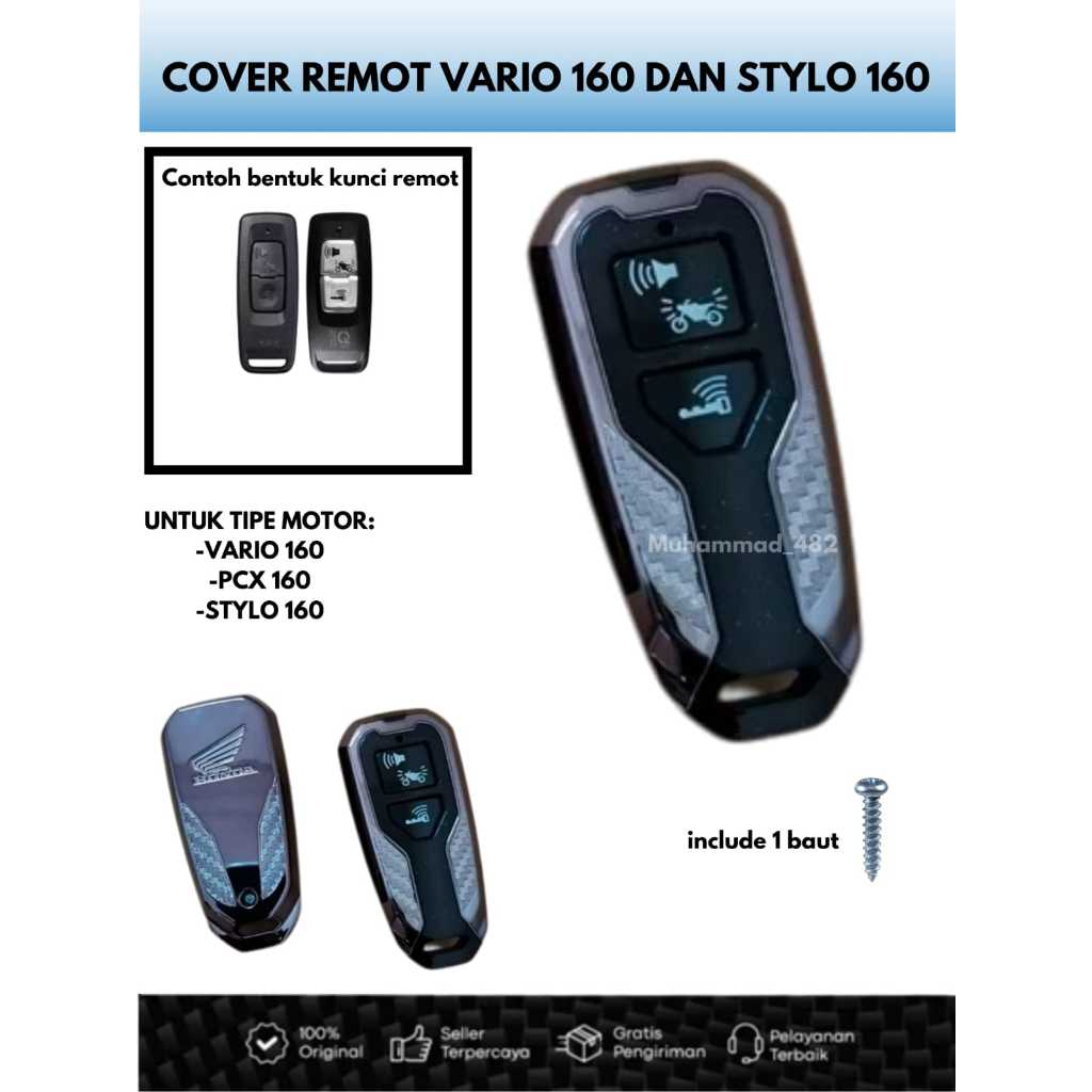 Remote cover Vario new, stylo PCX 160 cc and Vario 160 cc original AHM ...