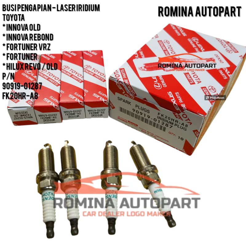 Original Toyota Innova Fortuner Vrz Hilux Revo iridium spark plugs 1set ...