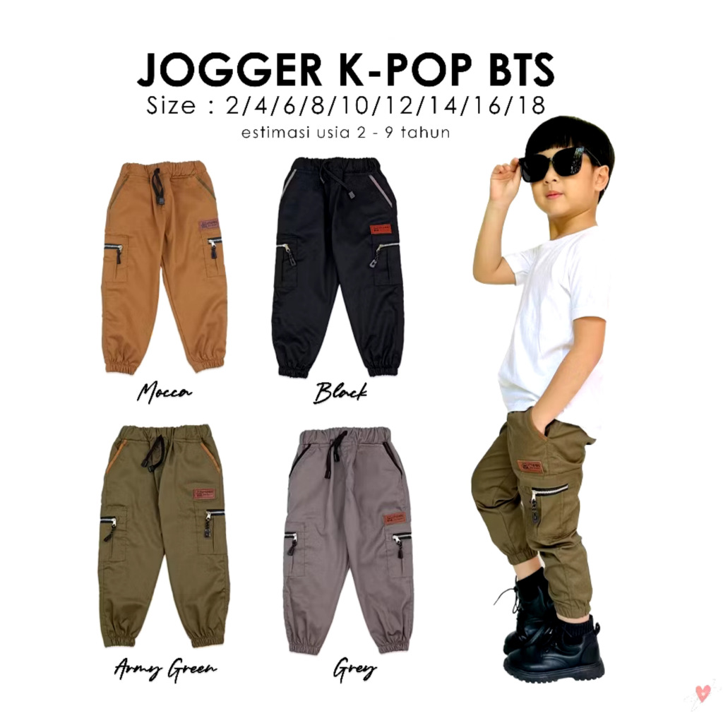 Jogger Pants K-POP BTS / Latest PDL zipper cargo Pants, korean cargo ...