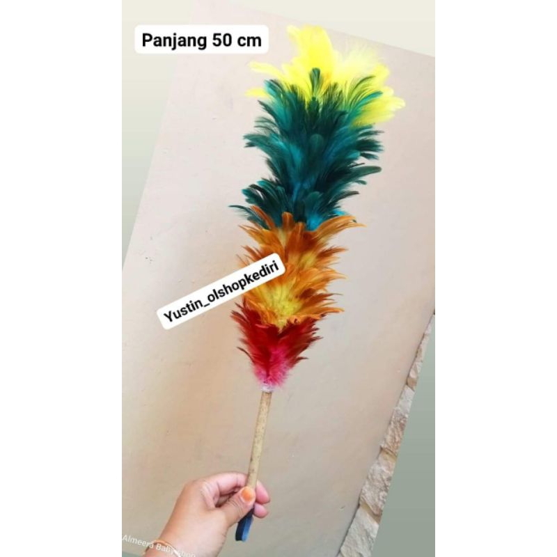 Original horn feather duster/chicken feather duster/colorful feather ...