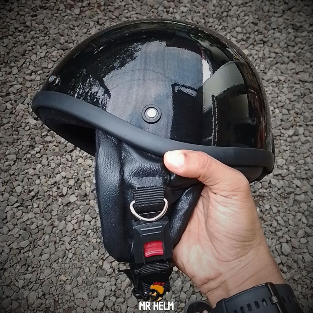 Custom Cetok Helmet Chip Retro Turtle Harley Vespa Helmet | Shopee Malaysia