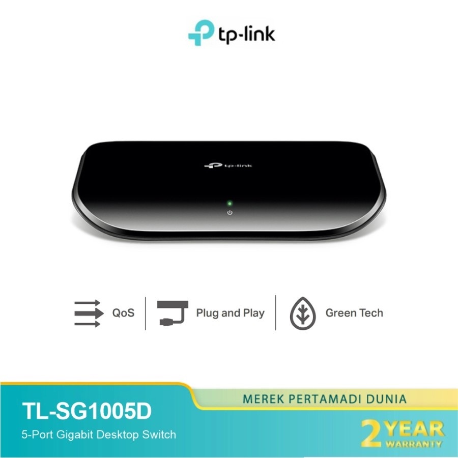 Tp-link TL-SG1005D 5-PORT 10/100/1000 MBPS GIGABIT DESKTOP SWITCH ...