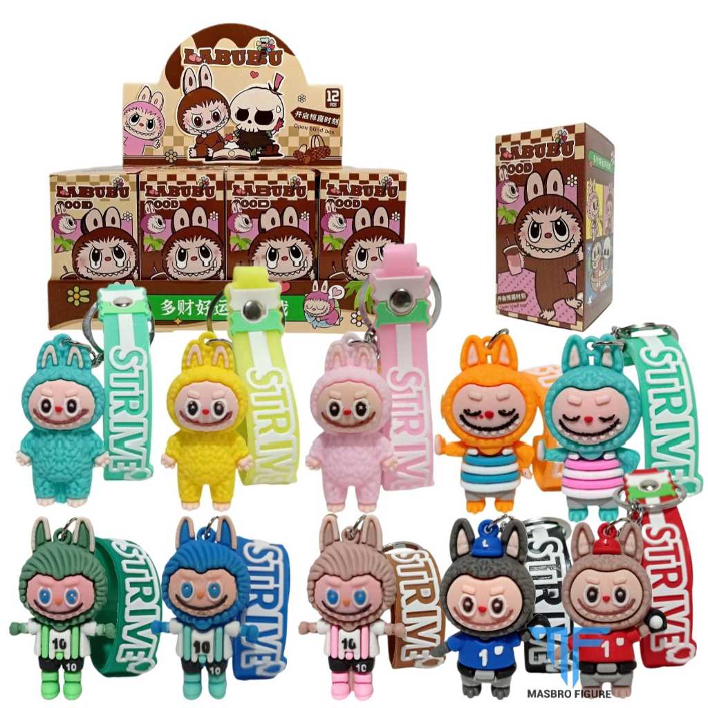 GANTUNGAN Labubu Keychain The Monsters Labubu Bag Keychain | Shopee ...