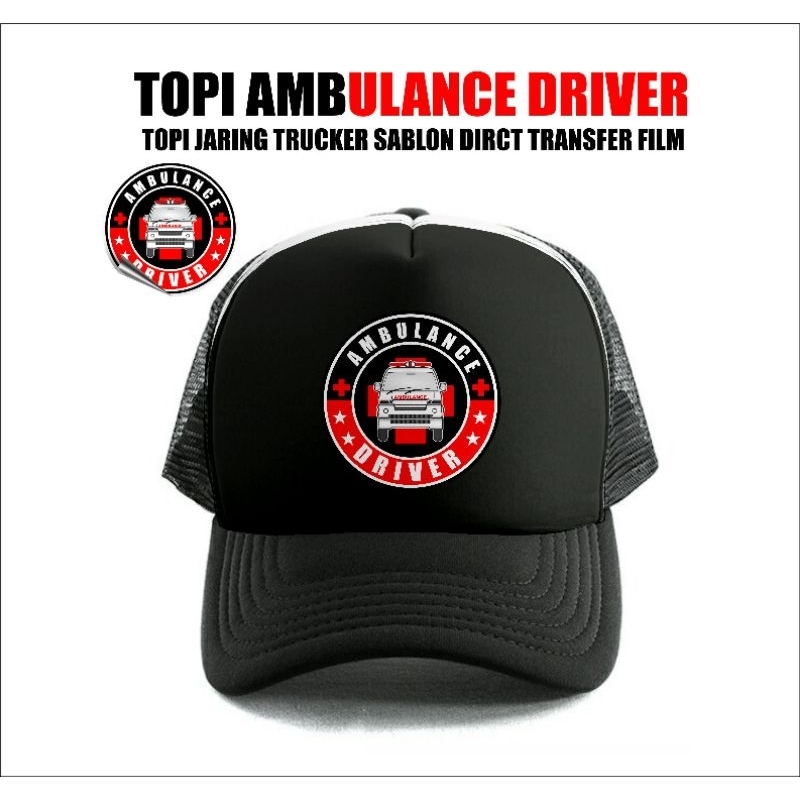 Ambulance Driver Hat Driver Ambulance Logo Ambulance Driver Dtf Screen ...