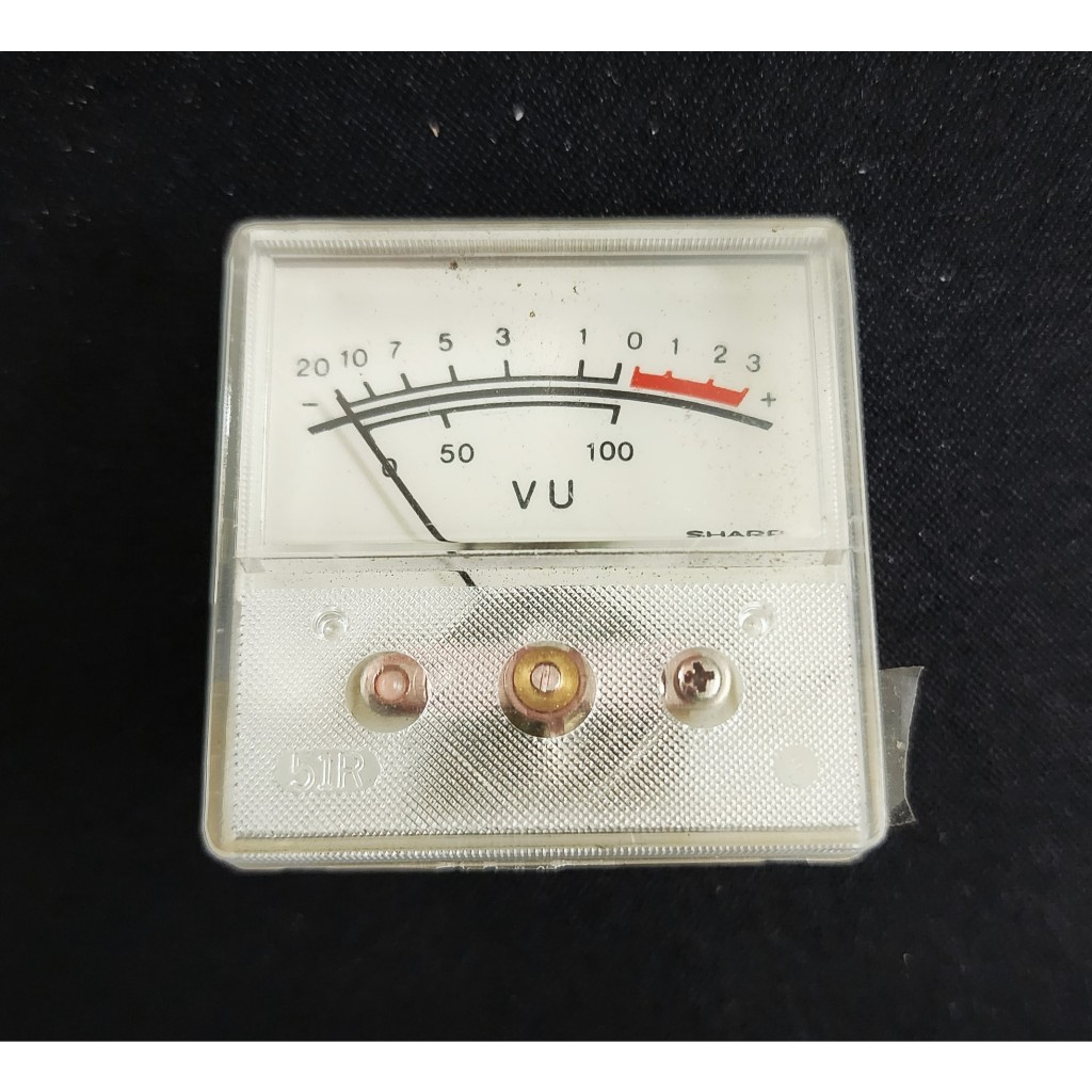 Vintage Antique Sharp VU Meter 4cm x 4cm Depth 2cm - Original | Shopee ...