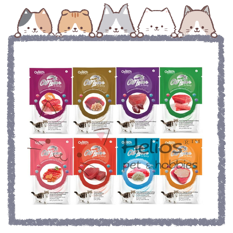 Ostech Cat Lover Wet Cat Food Wet Cat Food Grain Free All Stage Pouch ...