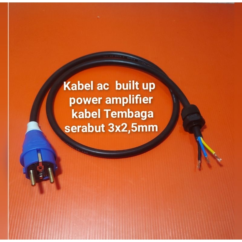 Build up AC power CABLE Original 3x2.5 mm SERAMBUT Cable ewig plug ...
