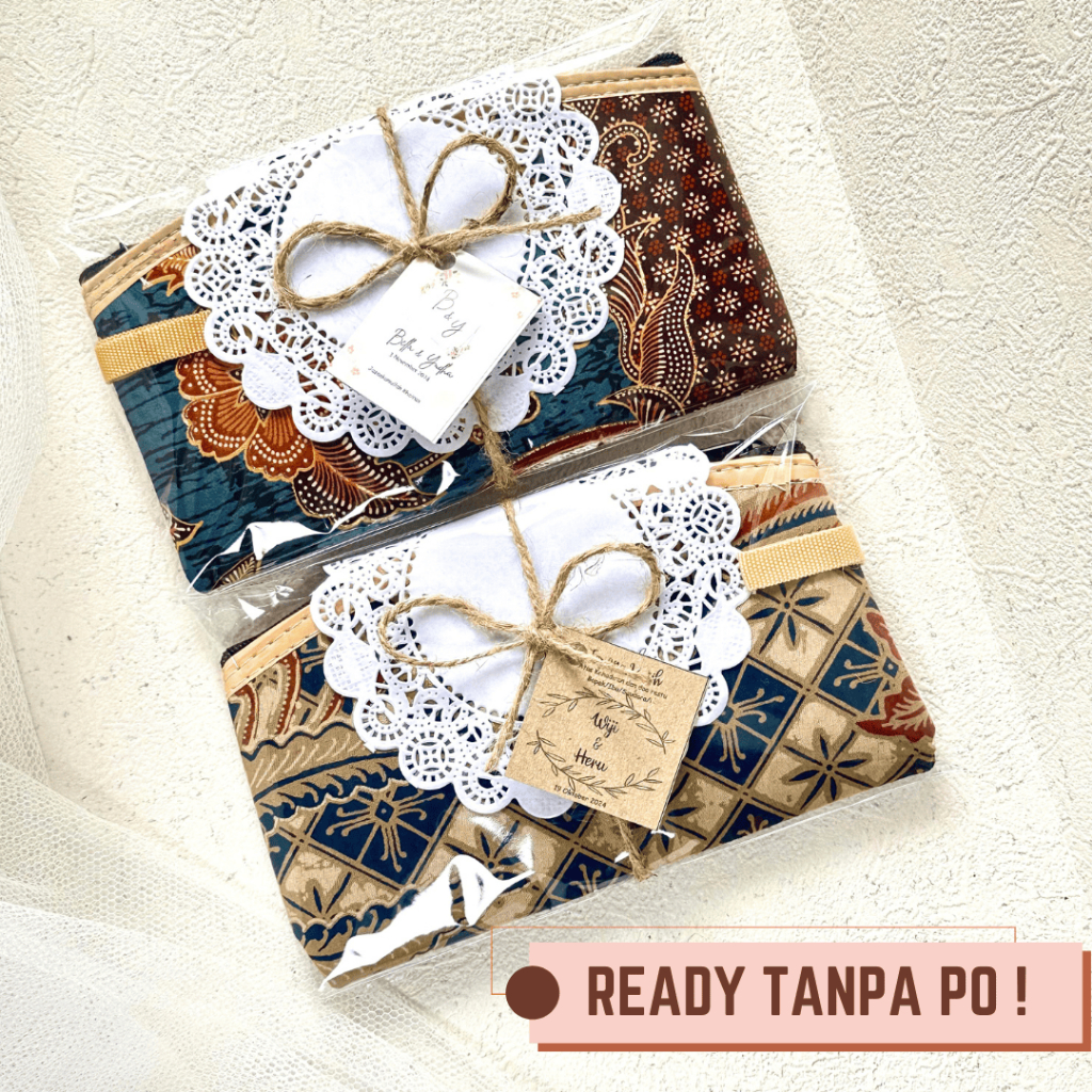Package 100pcs! Custom CARD BATIK PAPER WALLET SOUVENIR 19x12cm WEDDING ...