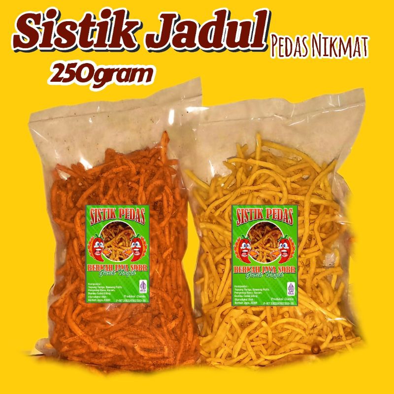 Spicy Sistik Old School Snack Delicious to make you add 250 grams ...