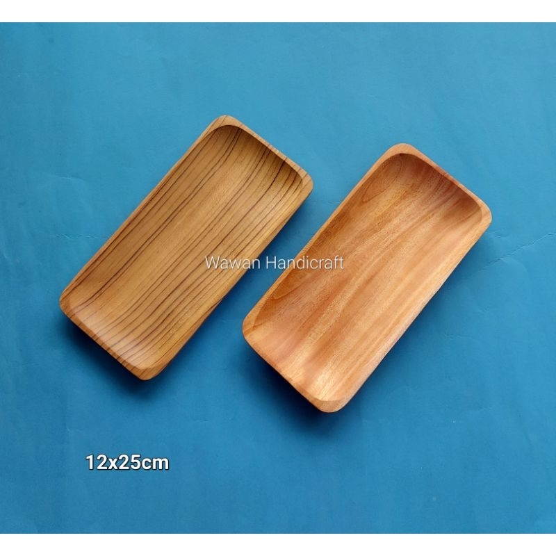 KAYU Wooden plate/serving plate/sushi plate/cake bread plate/fruit ...