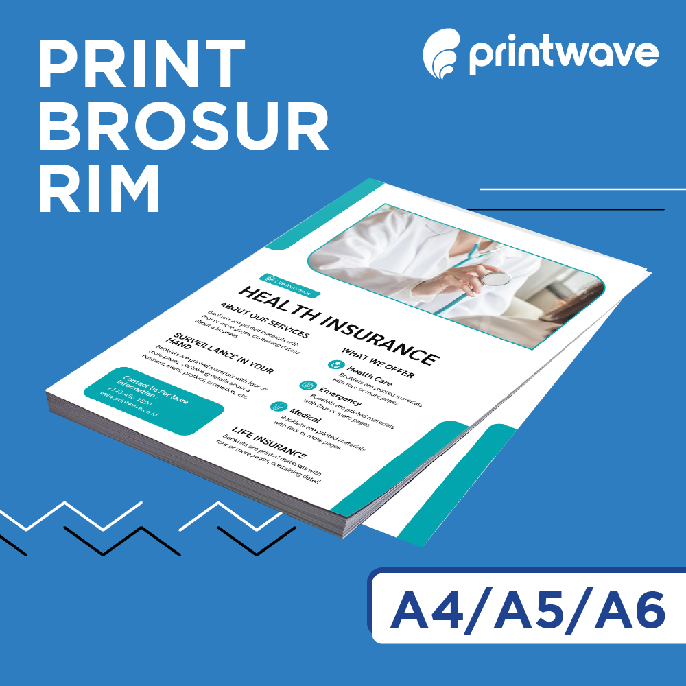 Custom 1 Rim Brochure Print Package A4/A5/A6 | Flyer Premium Print ...