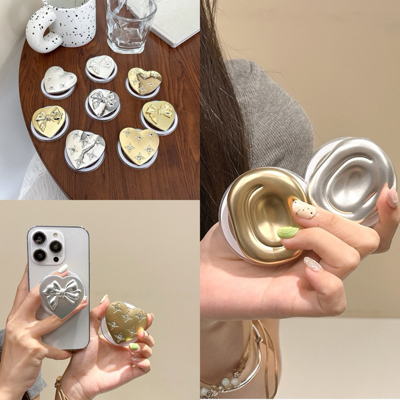 Phone Holder Magnetic Popsocket Magsafe Silver Gold Plated Griptok ...