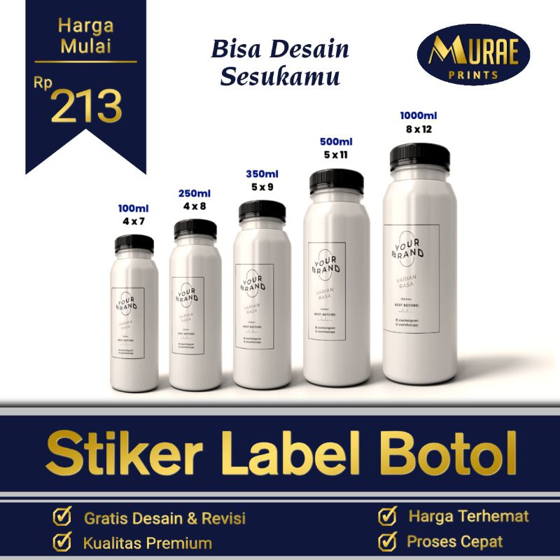 Print STICKER - DRINK BOTTLE STICKER - LABEL BOTTLE DRINK STICKER ...