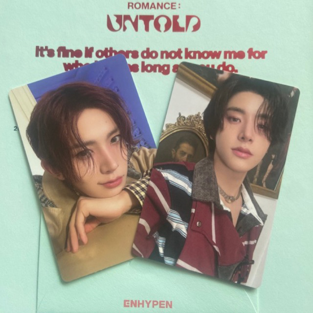[READY] Wts photocard official enhypen romance:untold ver inceptio and ...