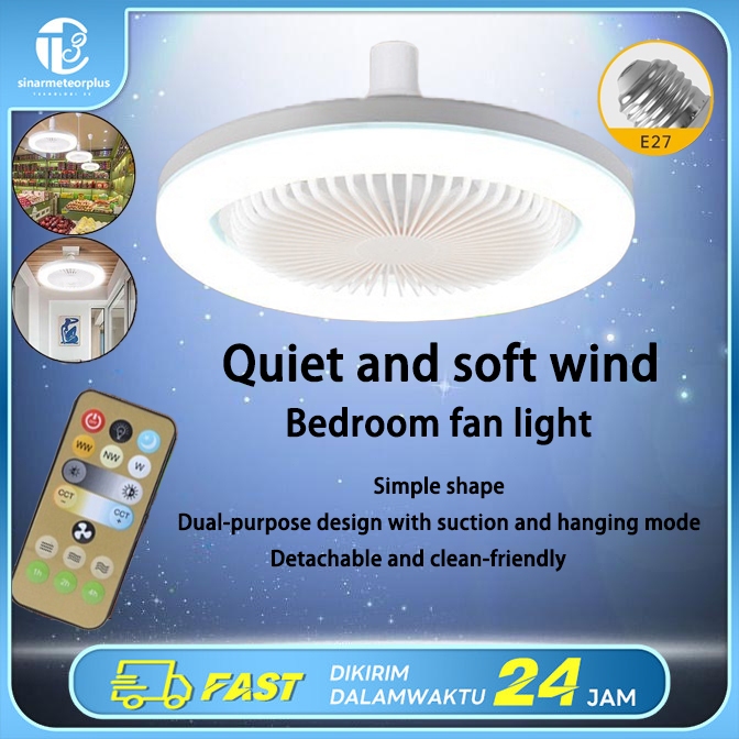 New Model Ceiling Fan with LED Light, Dimmable/Outdoor Integrated ...