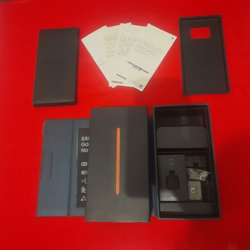 100% original samsung galaxy note 9 box, complete with turn signal ...