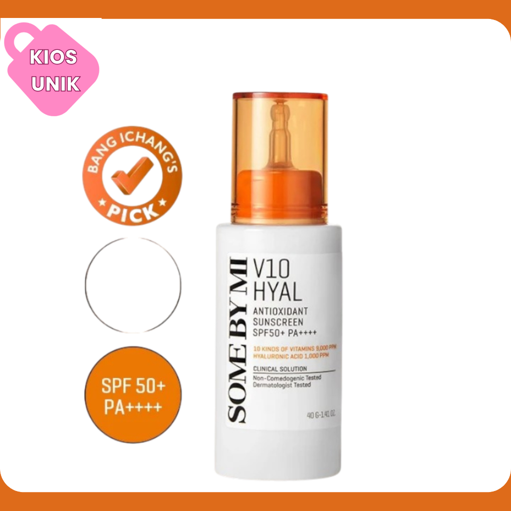 Some By Mi V10 Hyal Antioxidant Sunscreen SPF 50+ PA++++ 40g/Sunscreen ...