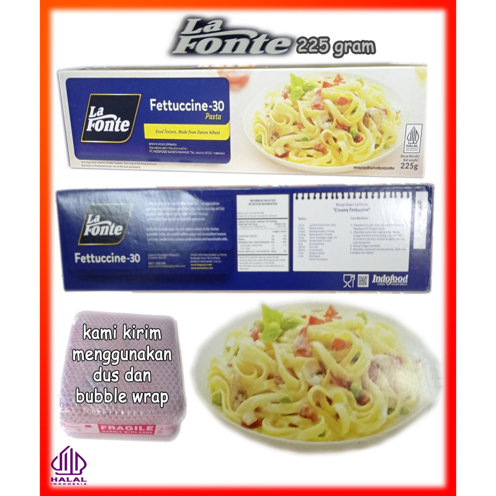La Fonte Spaghetti Pasta 225 grams | Shopee Malaysia