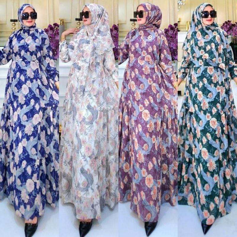 Badiyah HIJAB SET ORI AZKIYA By Shancai Mode (ask for stock) | Shopee ...