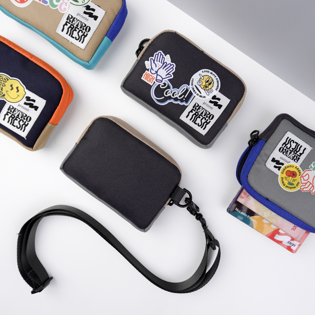 Retrofresh - Hanging Card Wallet ATM Card Holder Mini Hanging Wallet ...