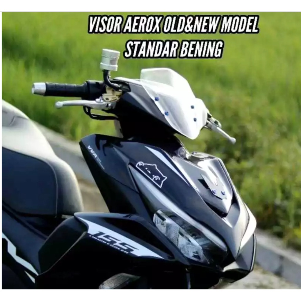 Aerox VISOR STANDARD CLEAR Aerox VISOR SUPER THICK 3MM Windshield Aerox ...