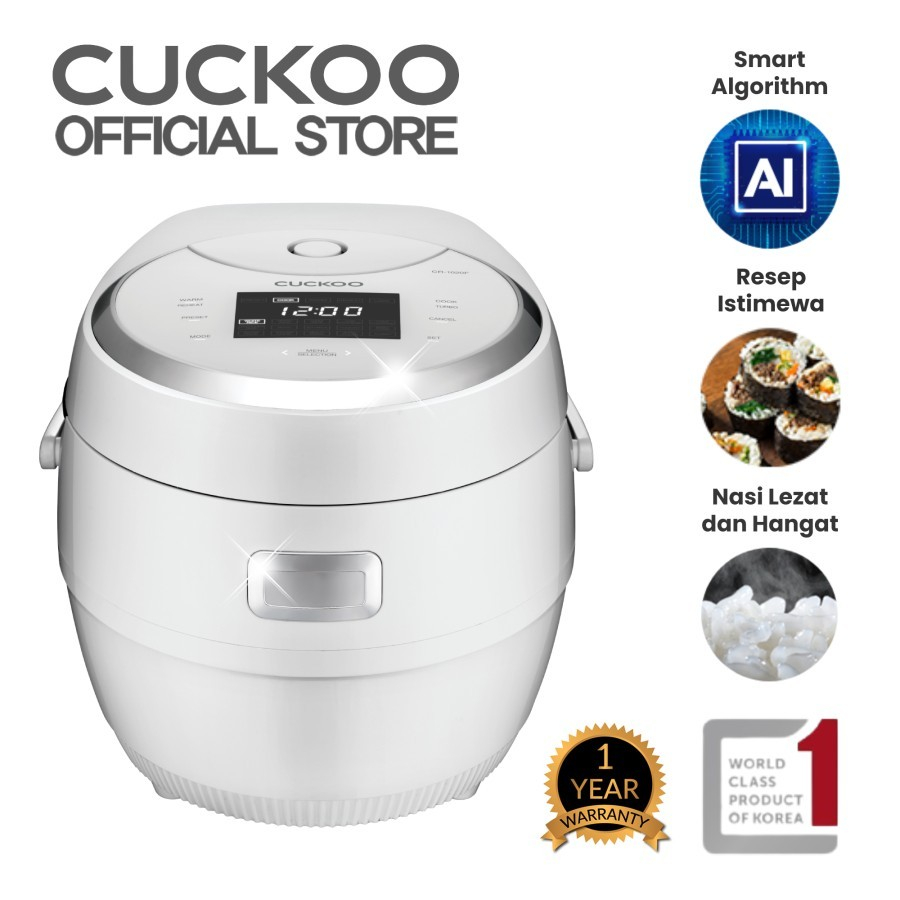 Cuckoo Digital Rice Cooker CR-1020F/WH 1.8L Digital Rice Cooker ...