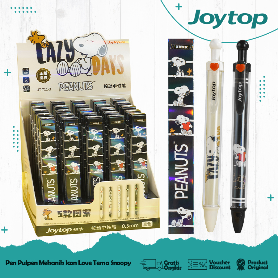 Joytop 1PCS Blind Box Gel Pen 0.5mm Cute Snoopy Pen | Shopee Malaysia