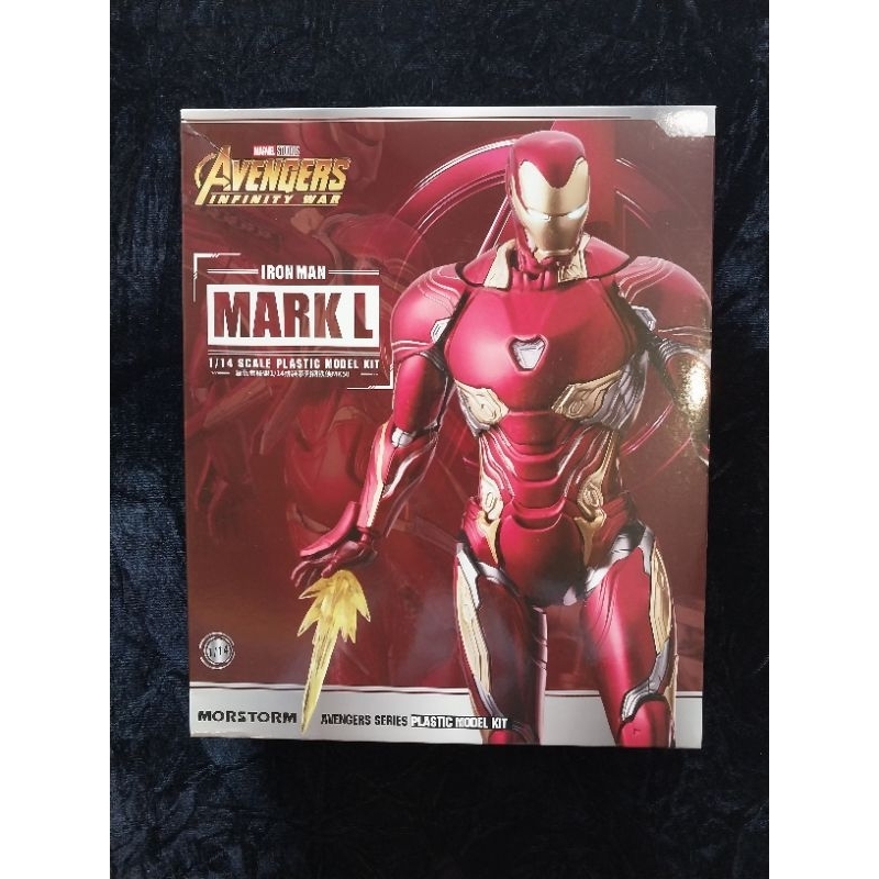 Morstorm Marvel Avengers Infinity War 1/14 Scale Iron Man Mark 50 Plastic Model Kit | Shopee ...