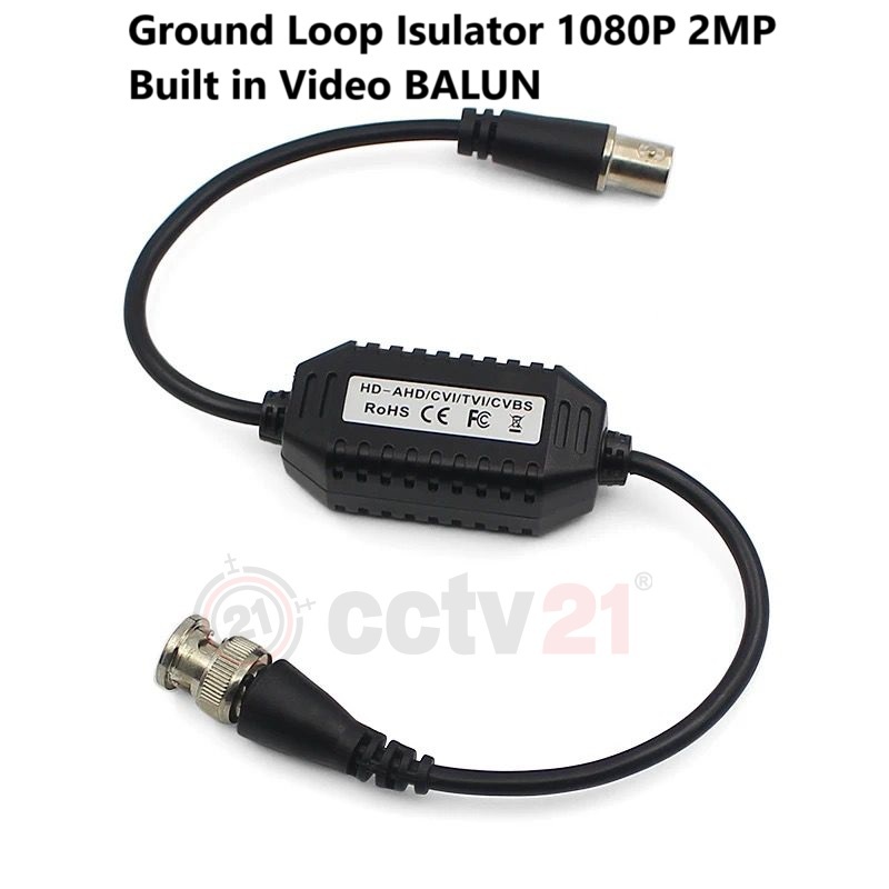Ground Loop Isulator Coaxial built in Video Balun 1080p 2MP | Shopee ...