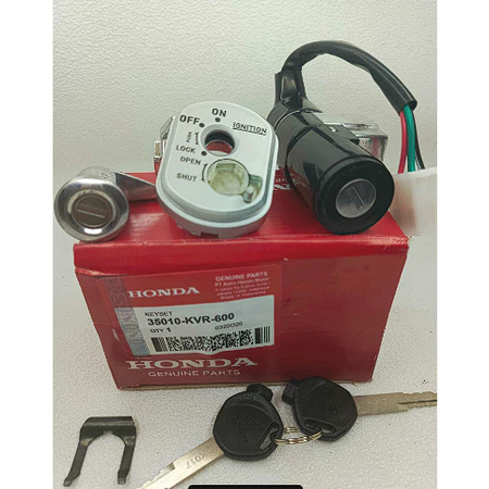 Contact KEY SET OLD REVO SEAT LOCK REVO 110 ORIGINAL HONDA CODE KVR ...