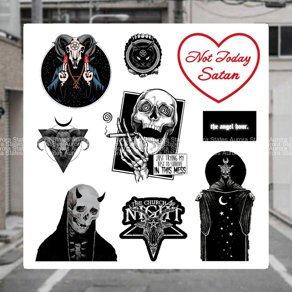 HP Aesthetic Cellphone Case Sticker | Aesthetic Helmet Sticker ...