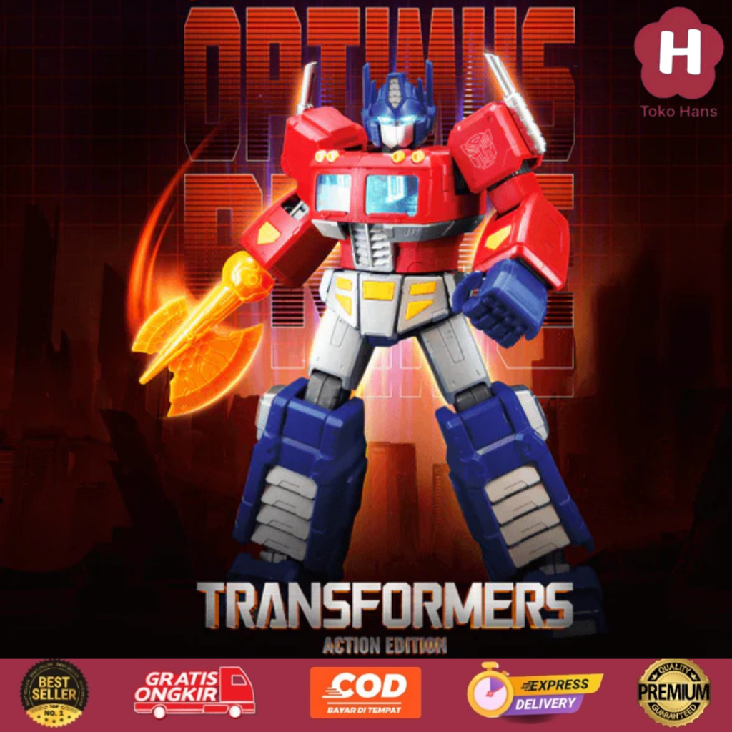 Hth Blokees Transformers Optimus Prime Action Edition Collection Model ...