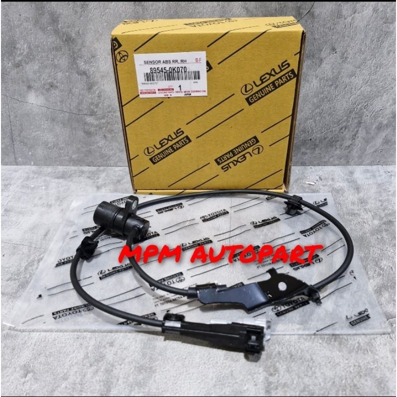 Right rear abs speed sensor hilux vigo fortuner diesel 89545-0K070 ...