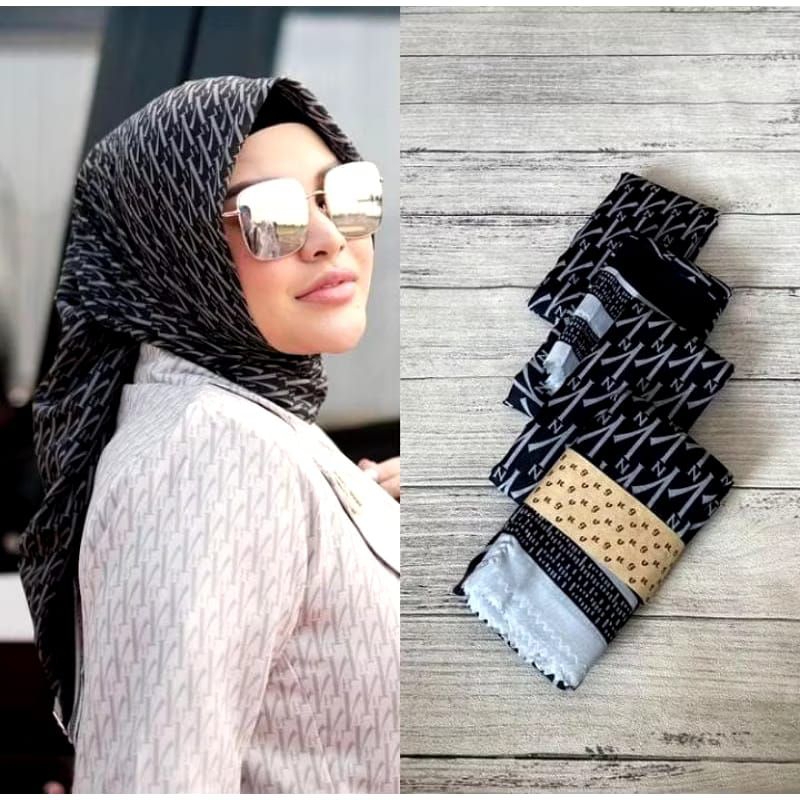 Hijab - rectangular hijab - hijab - motif hijab - motif rectangular ...