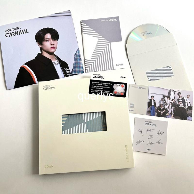Album ONLY (ENHYPEN Border Carnival Down) | Shopee Malaysia