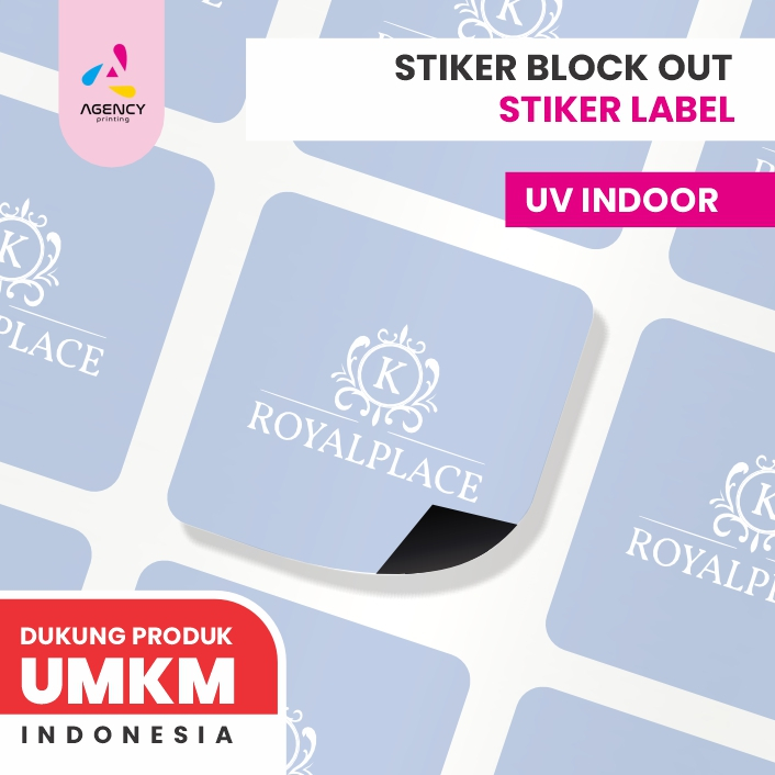 Print Meter Block Out Stickers / Digital Printing Ritrama BO Stickers ...