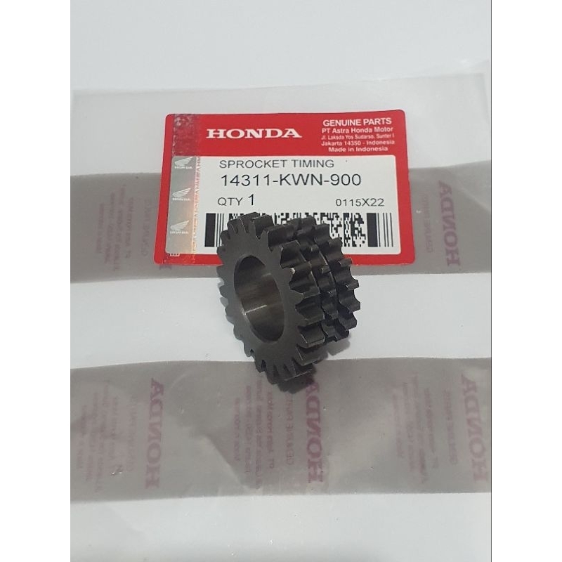14311-KWN-900 GEAR GIR SPROCKET TIMING SENTRIC AS CRUCKS 21T VARIO 125 ...