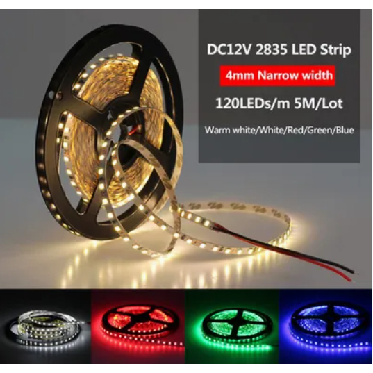 MATA Led STRIP Lights 3528 / 2835 IP33 Indoor 120 Eyes 12 Volt 5 Meter ...