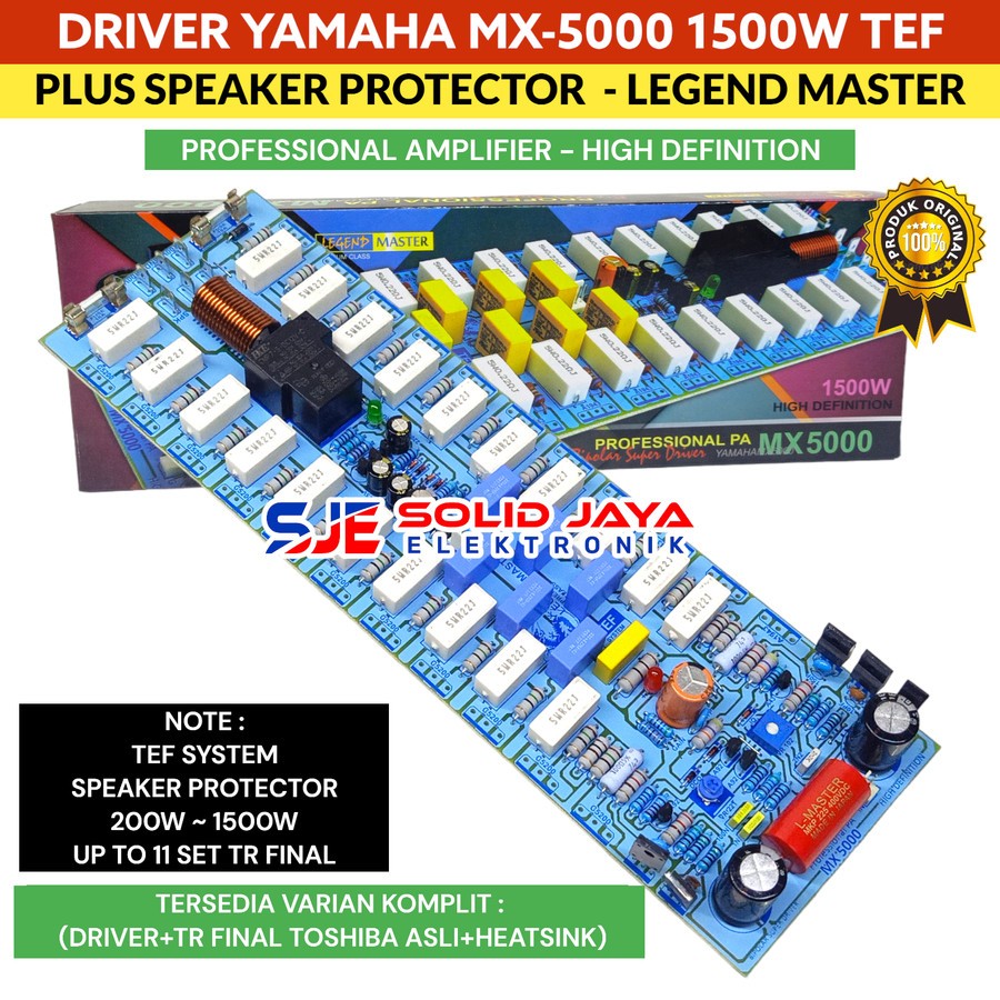 Driver KIT AMPLIFIER YAMAHA MX5000 1500W MONO 1500 WATT W PROFESSIONAL ...