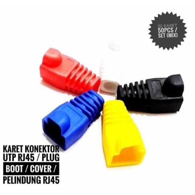 Rj45 CAT5/CAT6 connector rubber, price for 1 piece | Shopee Malaysia