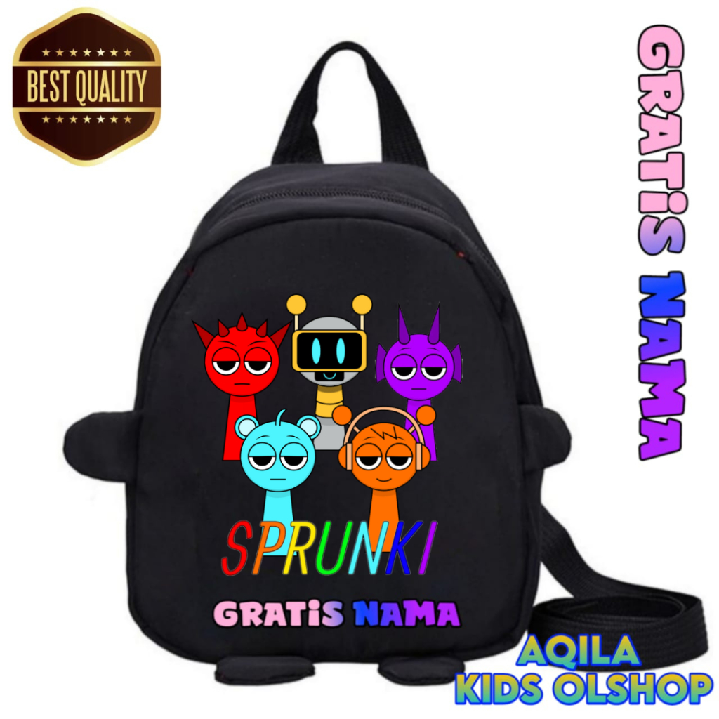 Incredibox SPRUNKI PRESCHOOL CHILDREN'S BAG | Shopee Malaysia